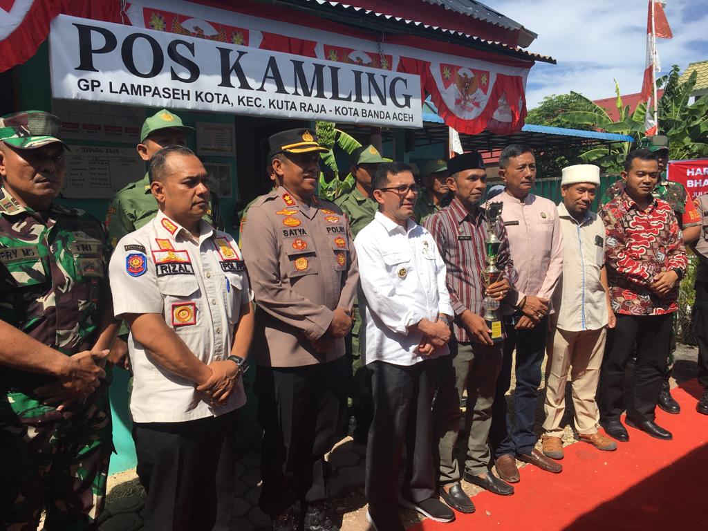 Pos Kamling Lampaseh Kota Raih Juara 1 Se-Kota Banda Aceh