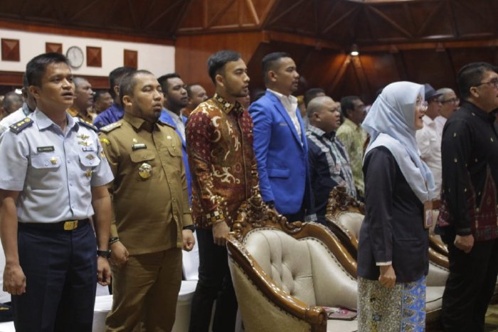 Pj Bupati Aceh Besar Hadiri Pelantikan Pengurus Kadin Aceh