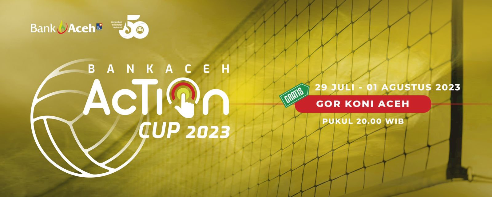 Turnamen Volly Bank Aceh Action Cup 2023 Segera Dimulai, Catat Tanggalnya!
