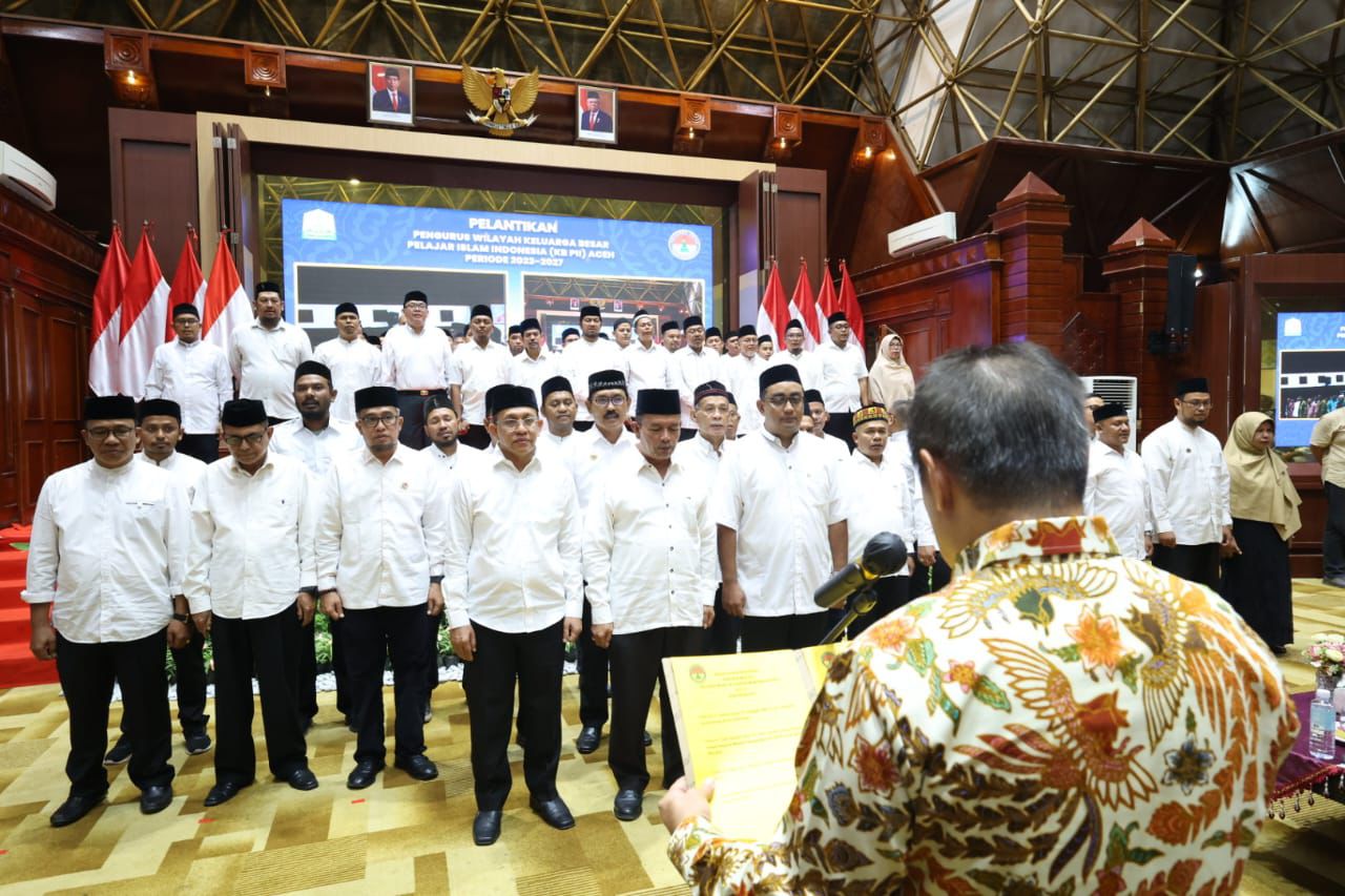 Pengurus Kelurga Besar PII Aceh Dilantik, Ketum Muslem Ajak Kader Sinergi Wujudkan Generasi Emas ...