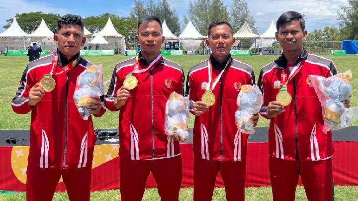 Tim Putra Rugby Aceh Raih Emas PON 2024